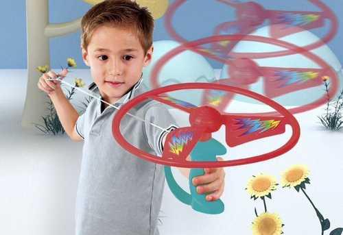 Летающая тарелка вертушка для ребенка