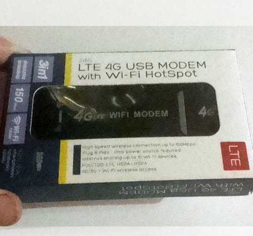 Модем свисток LTE 4G USB Wi-Fi Hot Spot почти новы