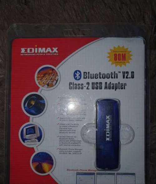 Блютуз адаптер usb 2.0edimax