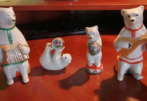 Белые Медведи Циркачи, Цирковые медведи,Дулево