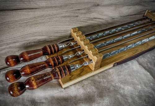 Разделочная доска с профессиональными шампурами