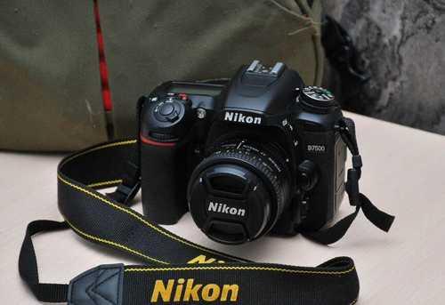 Nikon D7500 + светосильный Nikkor 50 mm 1.8 + сумк