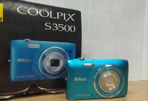 Компактный фотоаппарат nikon coolpix s3500