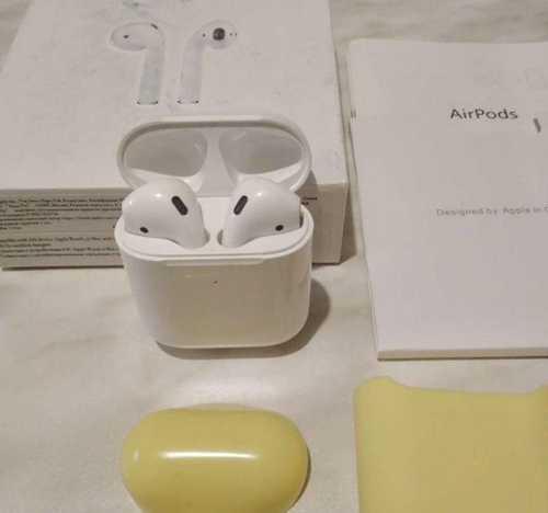 Беспроводные наушники apple airpods