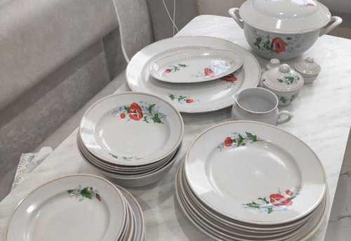 Набор столовой посуды на 6 персон новый СССР