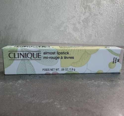 Clinique almost lipstick black honey помада