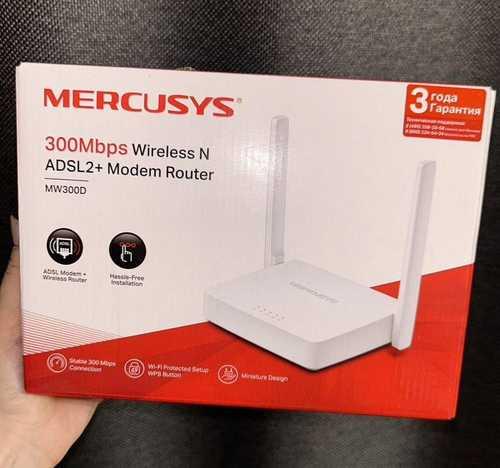 Wifi роутер mercusys MW300D