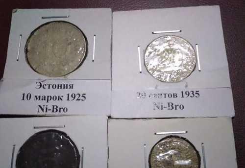 Монеты Эстонии, обмен, продажа