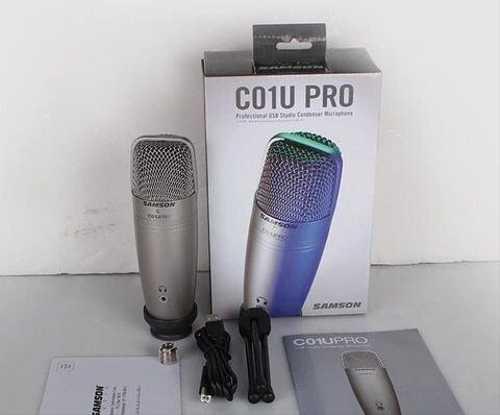 Конденсаторный студийный микрофон samson c01u pro