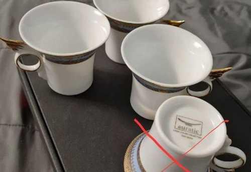 Фарфоровые кофейные чашки