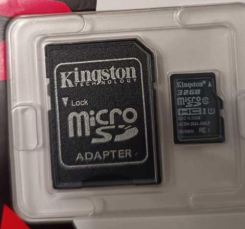 Карта памяти microsd Kingston 32 gb