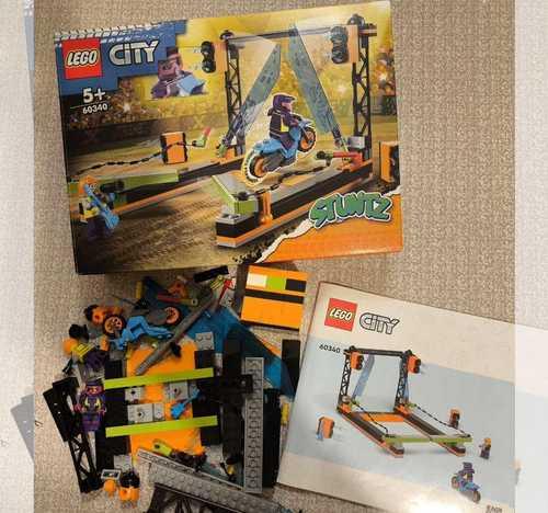 Lego City Stuntz Трюковое испытание-Лезвие 60340