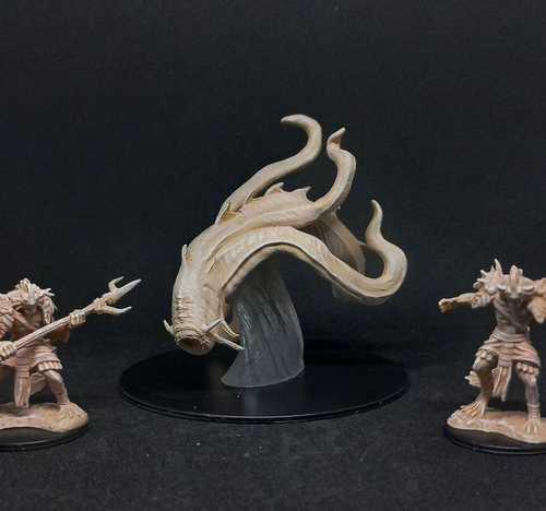 Aboleth and slaves (миниатюры D&D, Pathfinder)