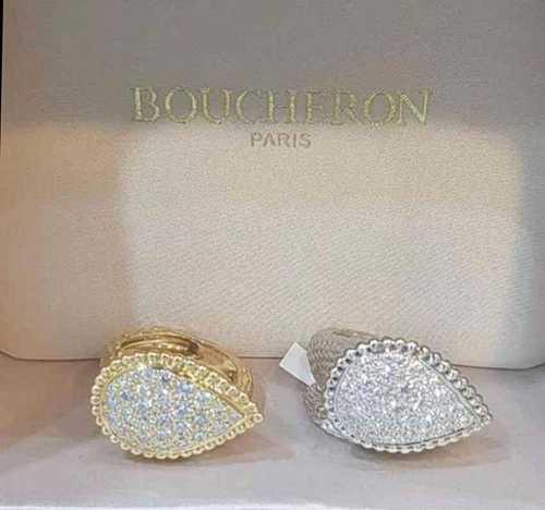 Кольцо Boucheron, золото, бриллианты 1,27 ct