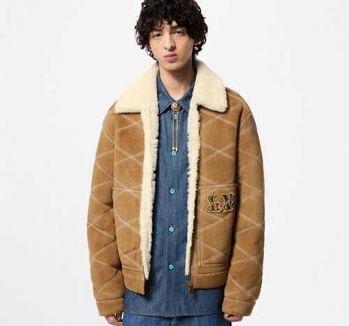Мужская дубленка louis vuitton