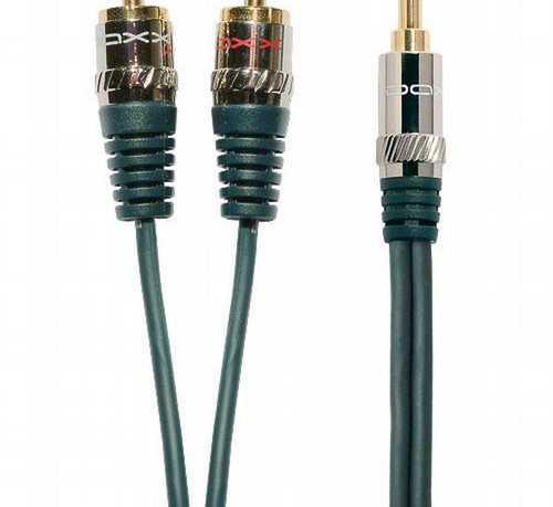 Кабель аудио daxx J45-15 mini-jack 2RCA 1.5m