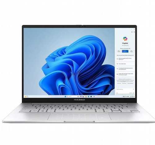 NB Asus Zenbook UX3405MA-QD1017 90NB11R2-M01UC0 Silver 14" FHD  oled Ul9 185H/32Gb/SSD512Gb/noOS/Bag