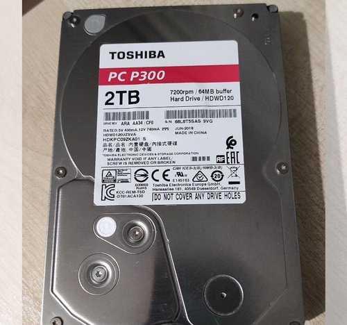 Hdd 2tb toshiba