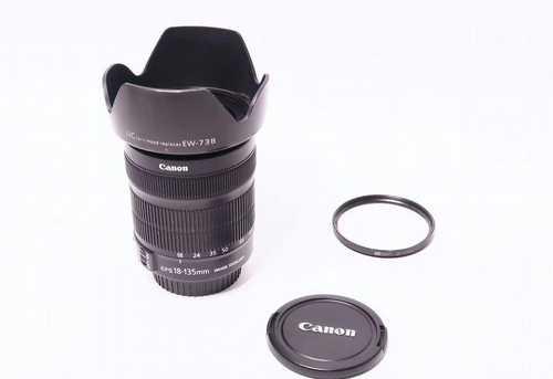 Объектив Canon EF-S 18-135 IS STM +бленда/фильтр