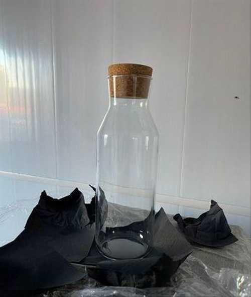 Бутылка для воды с пробковой крышкой IKEA