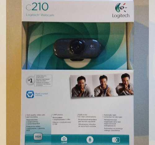 Вебкамера Logitech C210 1.3MP, новая, в упаковке