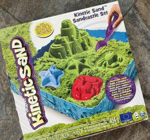 Кинетический песок kinetic sand не новый