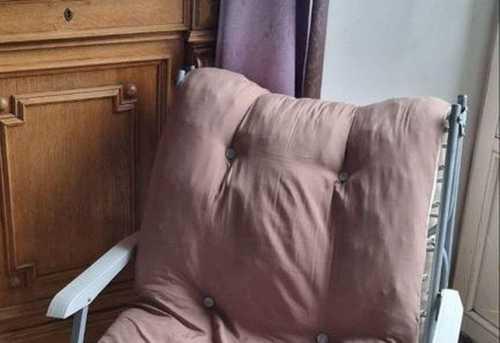 Раскладушка кресло - кровать с подлокотниками