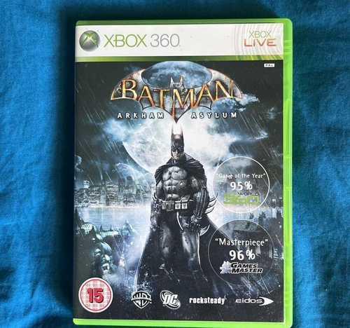 Игра на xbox 360 Batman Arkham Asylum
