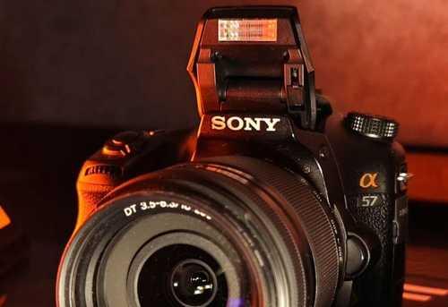 Зеркальный фотоаппарат sony a57