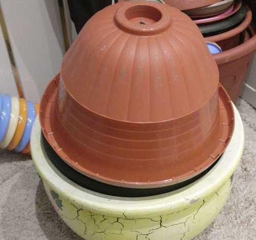 Бытавая мелкая техника, горшки цветочные