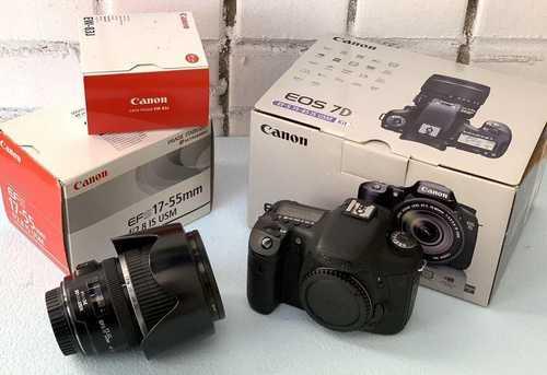 Фотоаппарат Canon 7d, объектив Canon 17-55/2.8
