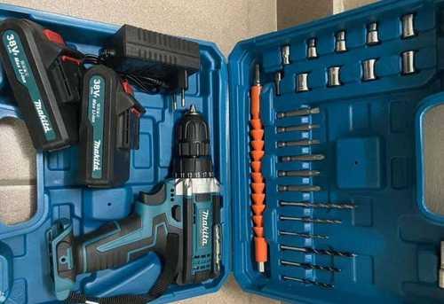 Шуруповерт makita 38v GLS45 с Набором