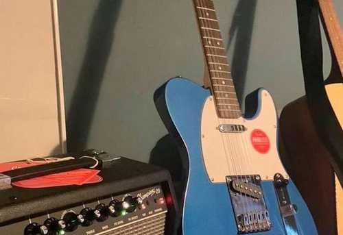 Электрогитара + Комбик Fender Squier Affinity 21