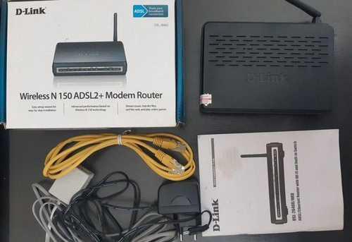 Роутер D-Link dsl-2640u