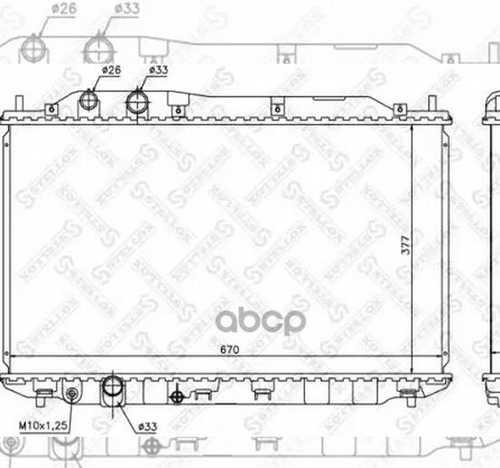 Радиатор Honda Civic 1.6-1.8i 05 АКПП Honda Civic