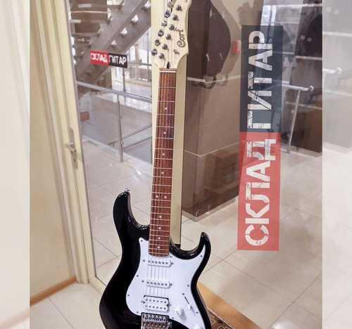 Электрогитара новая Stratocaster Cort G200-BLK G S