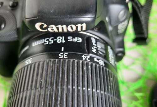 Зеркальный фотоаппарат Кэнон Canon 100D Kit Black