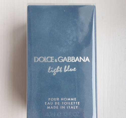 Dolce gabbana Light blue pour homme 40мл Оригинал