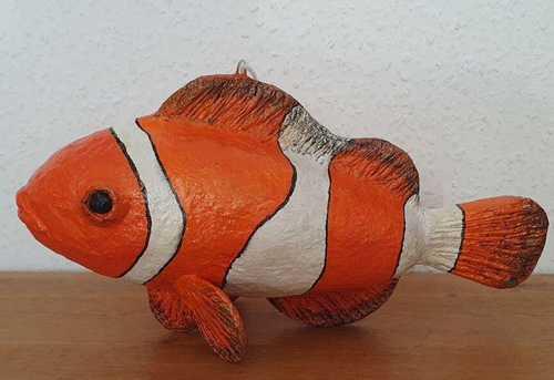 Елочная игрушка "Рыба-клоун"