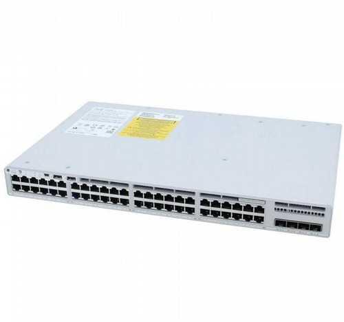 Коммутатор cisco Catalyst 9200L, 48-port Data, 4x10G uplink, PS 1x125W, Network Essentials, C9200L-4