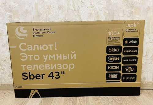 Новый Телевизор Sber Салют 43"(109см)