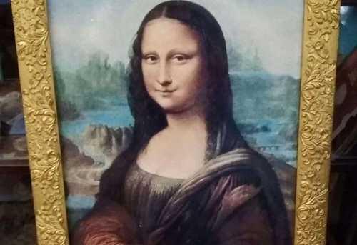 Картина репродукция Мона Лиза красивая рамка