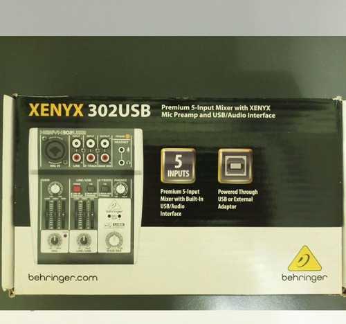 Микшер behringer xenyx 302