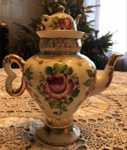 Чайник заварочный СССР Розы лфз в коллекцию