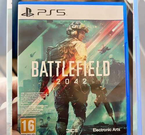 Диск Battlefield 2042 ps5 рус