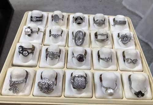 Серебро кольцо серьги запонки