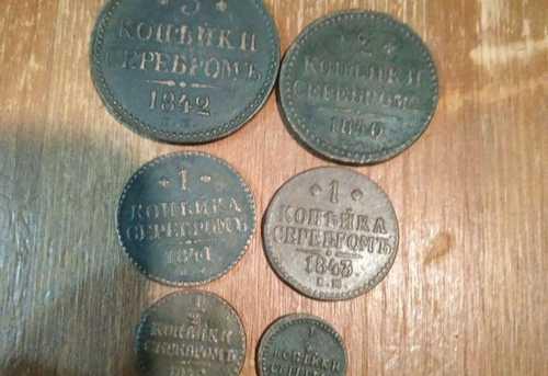 Медные монеты Николая 1