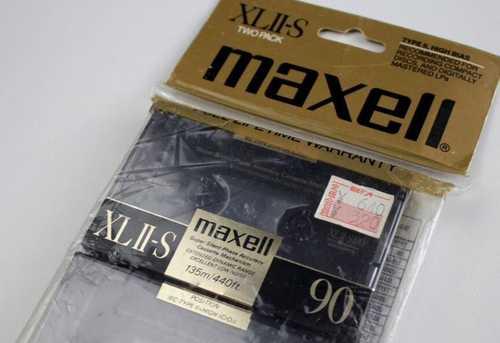 Аудиокассеты запечатанные maxell xlii-S 90
