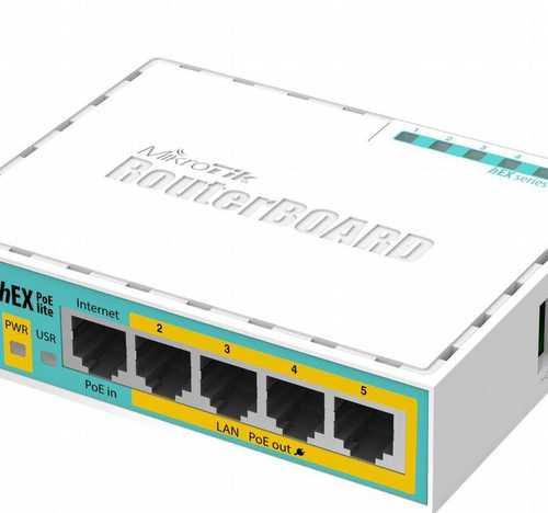 Маршрутизатор MikroTik hEX PoE lite