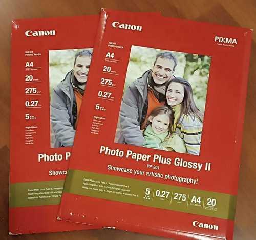 Фотобумага глянцевая a4 canon pixma